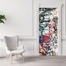 Graffiti Door Sticker 02 Vinyl Door Decor Graffiti Peel & - Etsy