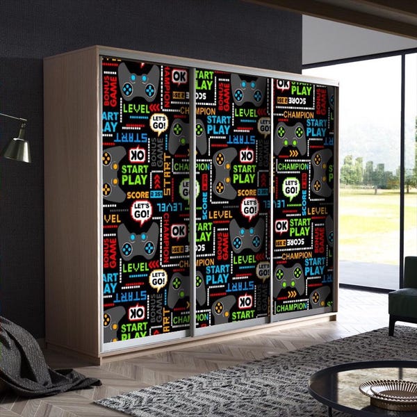 3D Door Sticker Peel and Stick Door Decor Door Sticker Murals Door ...