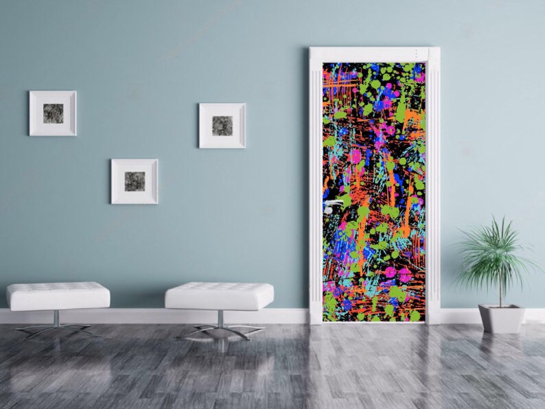 Door Decor Graffiti Door Murals Peel and Stick Door Decoration Front ...
