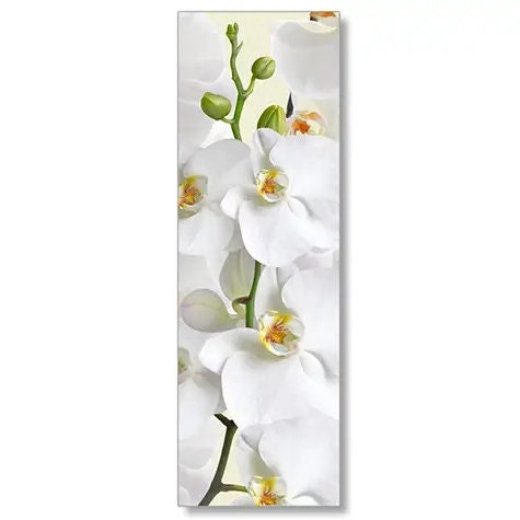 Flowers Door Sticker Vinyl Door Decor Peel and Stick Door Decal ...