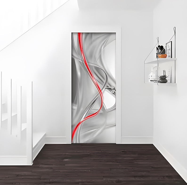 Peel and Stick Vinyl 3d Door Sticker Wall Decor Door Sticker Murals ...