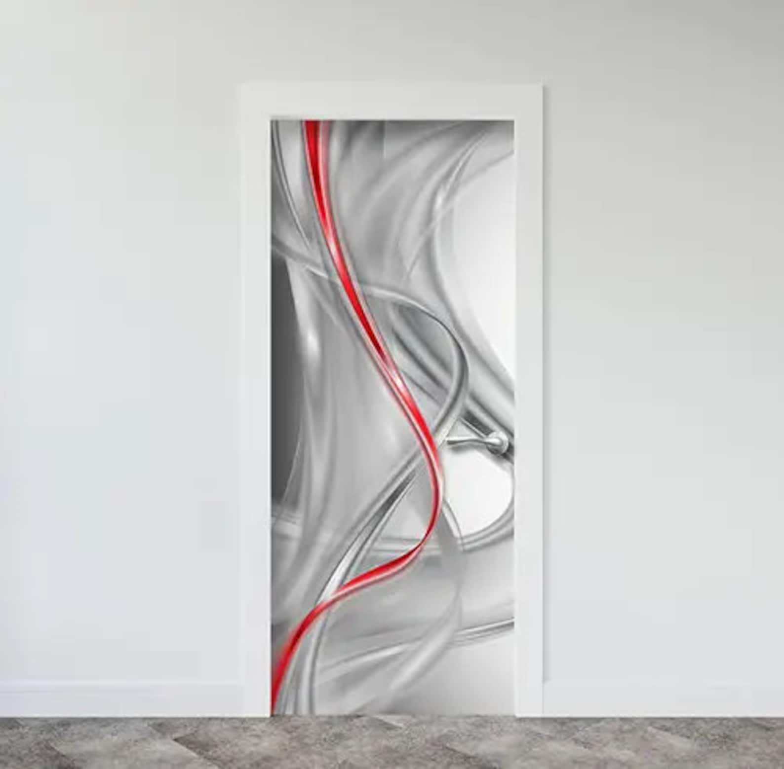 Peel and Stick Vinyl 3d Door Sticker Wall Decor Door Sticker Murals ...