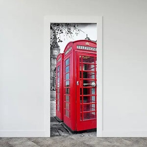 Door Decor Peel and Stick Door Sticker Murals Door Decoration Front ...