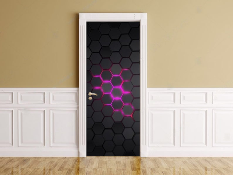 3D Door Mural, Door Sticker, Adhesive Vinyl for Door Door Wallpaper ...