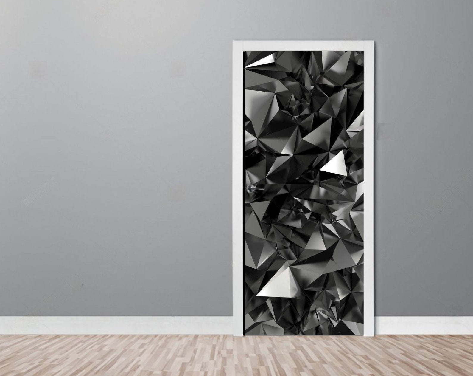 3D Door Mural, Door Sticker Decor, Peel & Stick Mural Door Wallpaper ...