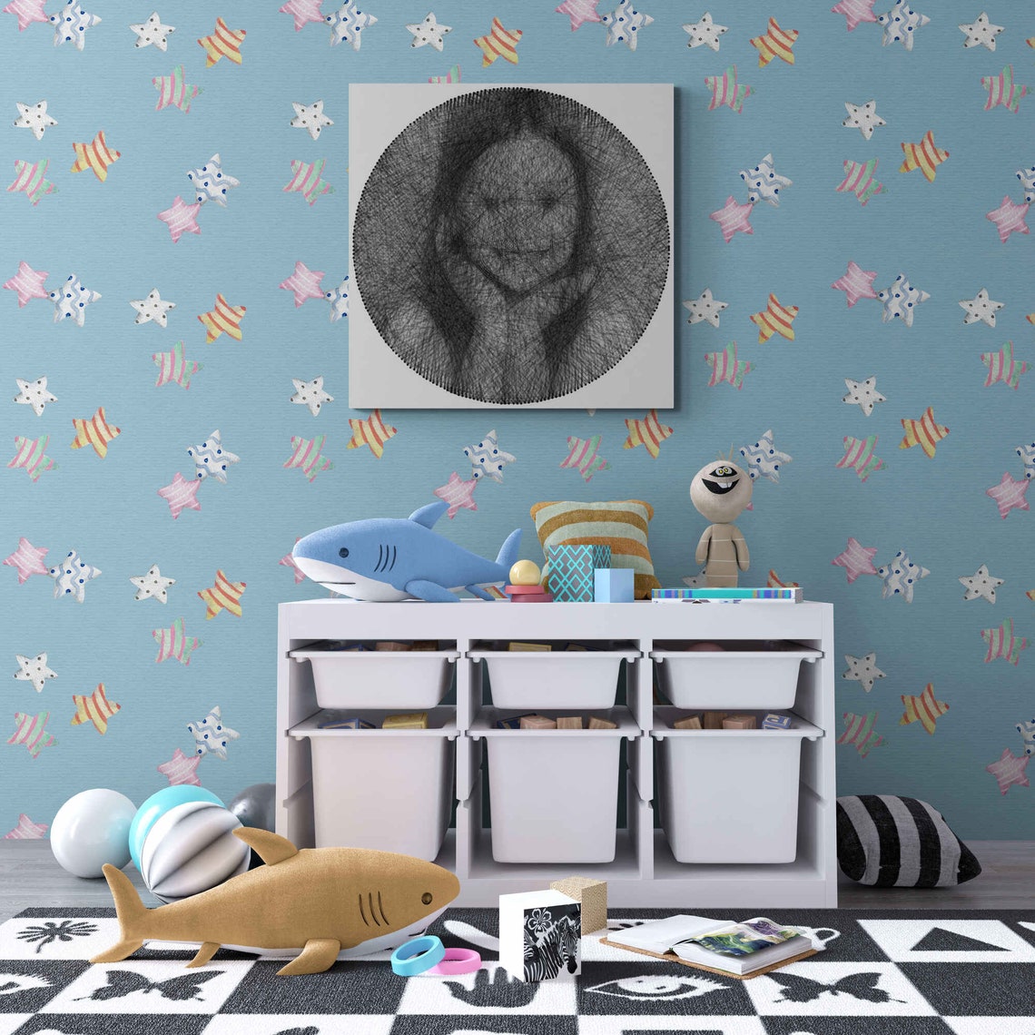 Personalized String Art Portrait, Thread Portrait, Gift for Everyone ...