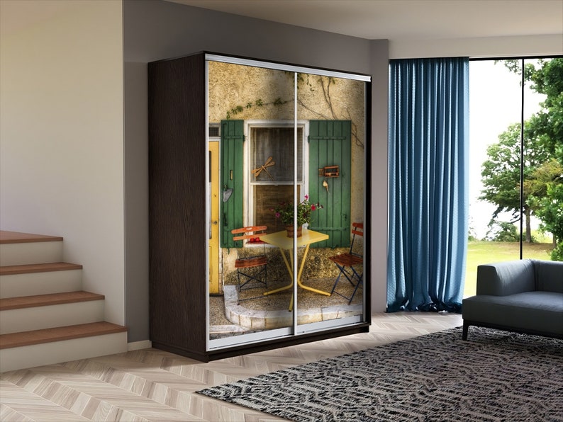 Vintage Sliding Closet Door Stickers for Unique Closet Doors ...