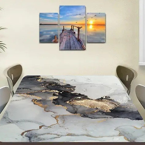 Marble Sticker Table - Etsy