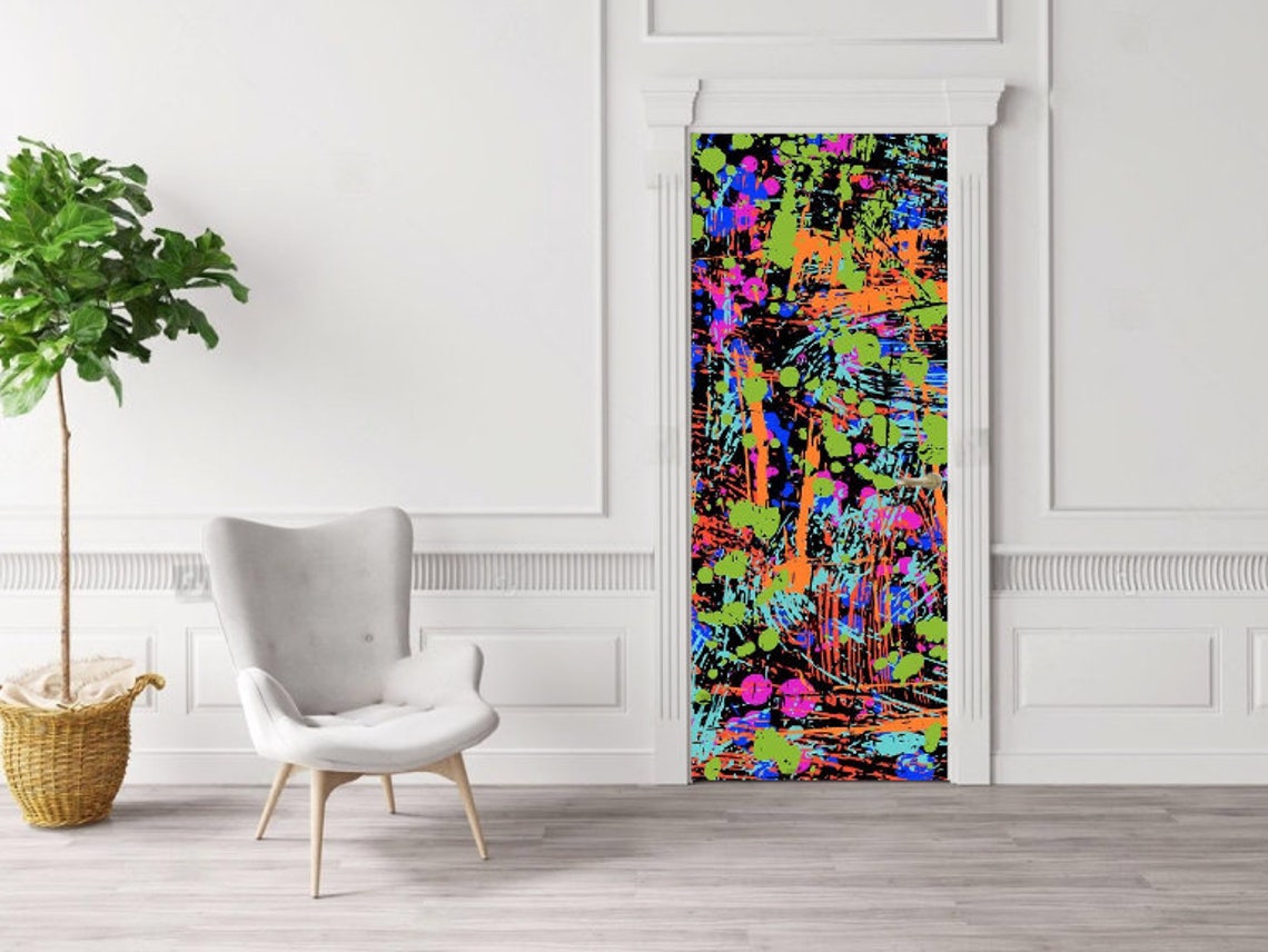 Door Decor Graffiti Door Murals Peel and Stick Door Decoration Front ...