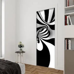 3D Door Sticker Peel and Stick Door Decor Door Sticker Murals Door ...