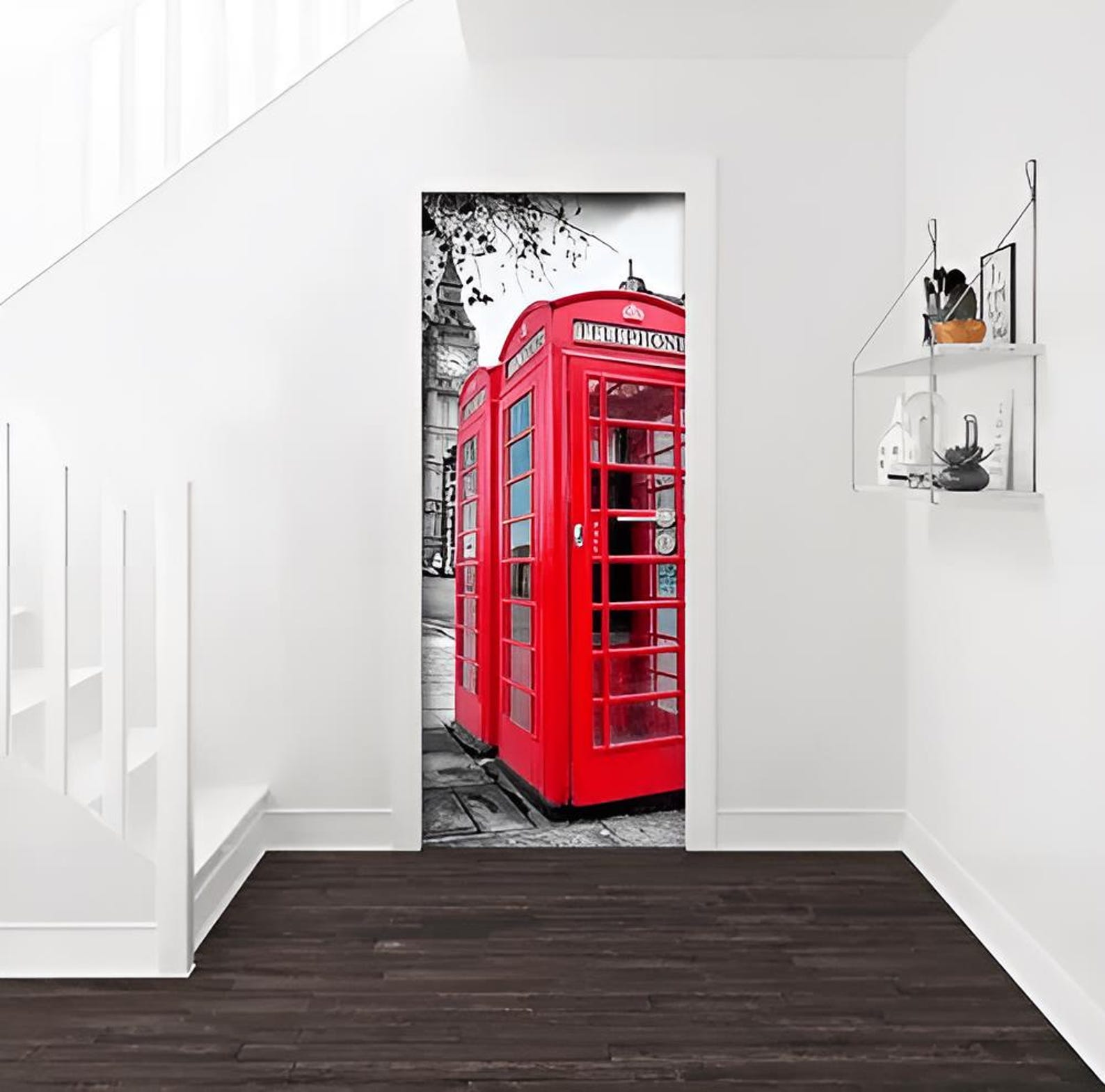 Door Decor Peel and Stick Door Sticker Murals Door Decoration Front ...