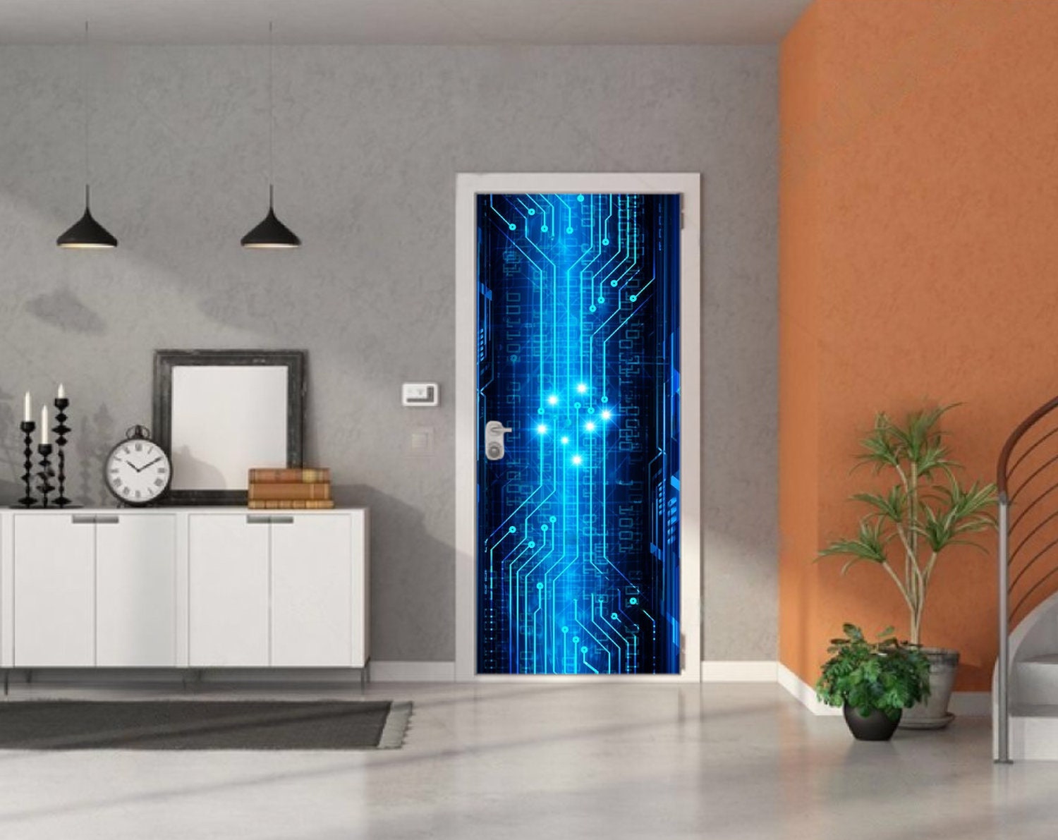 3D Door Mural, Door Sticker, Adhesive Vinyl for Door Door Wallpaper ...