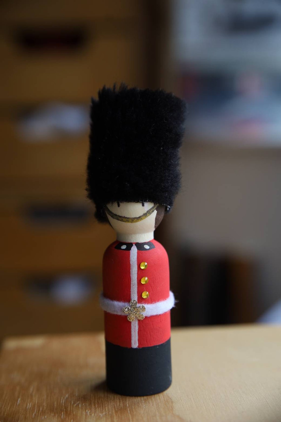 Jubilee Queen and London Guard Peg Dolls Extra Large 9cm - Etsy