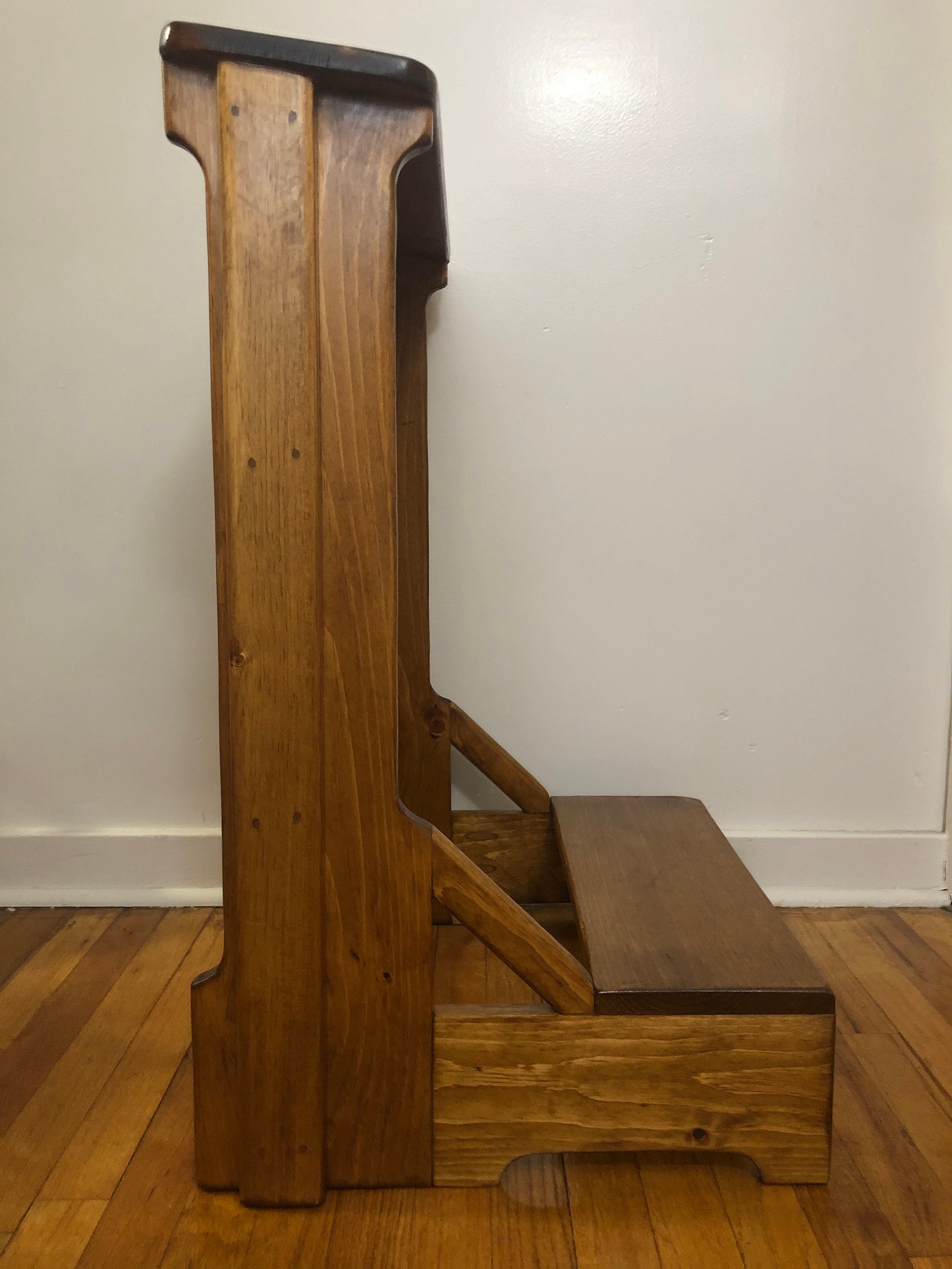 Prie Dieu Fixed Leg Prayer Kneeler Kneeling Bench Catholic Altar Home ...