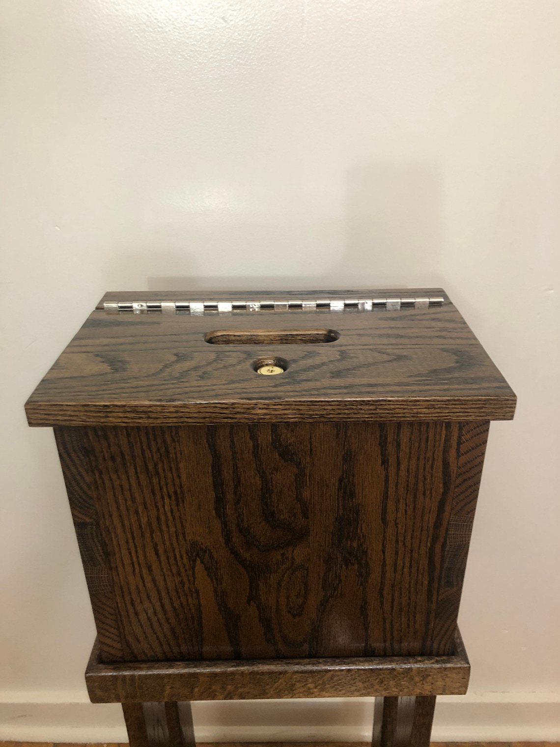 Church Collection Box, Donation Box, Comment Box, Free Standing, With ...