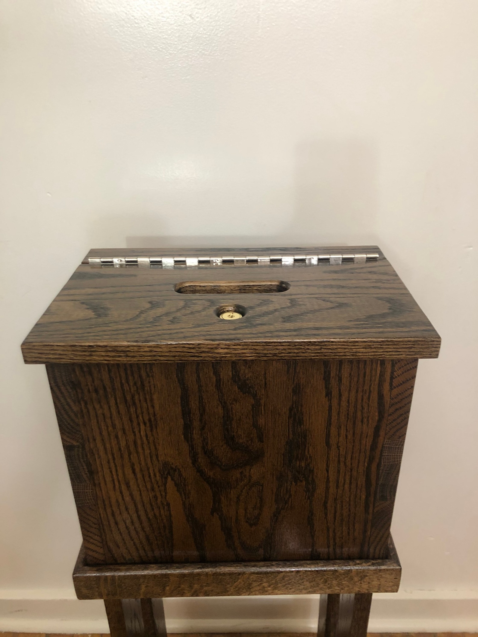 Church Collection Box, Donation Box, Comment Box, Free Standing, With ...