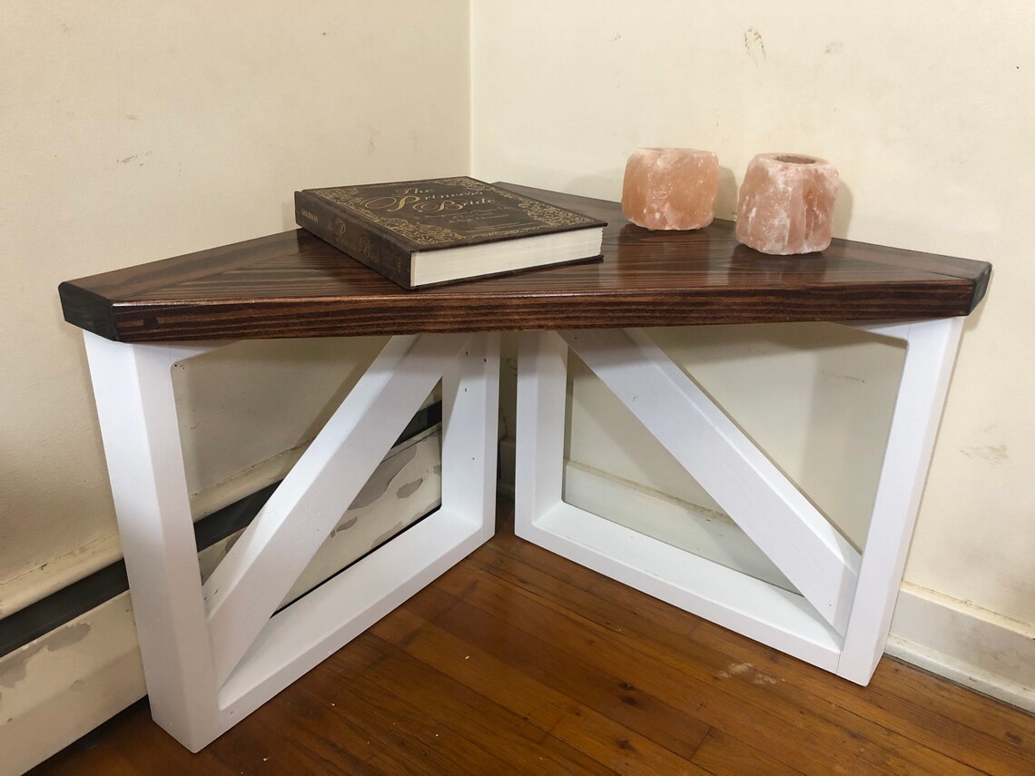 Corner Table - Etsy