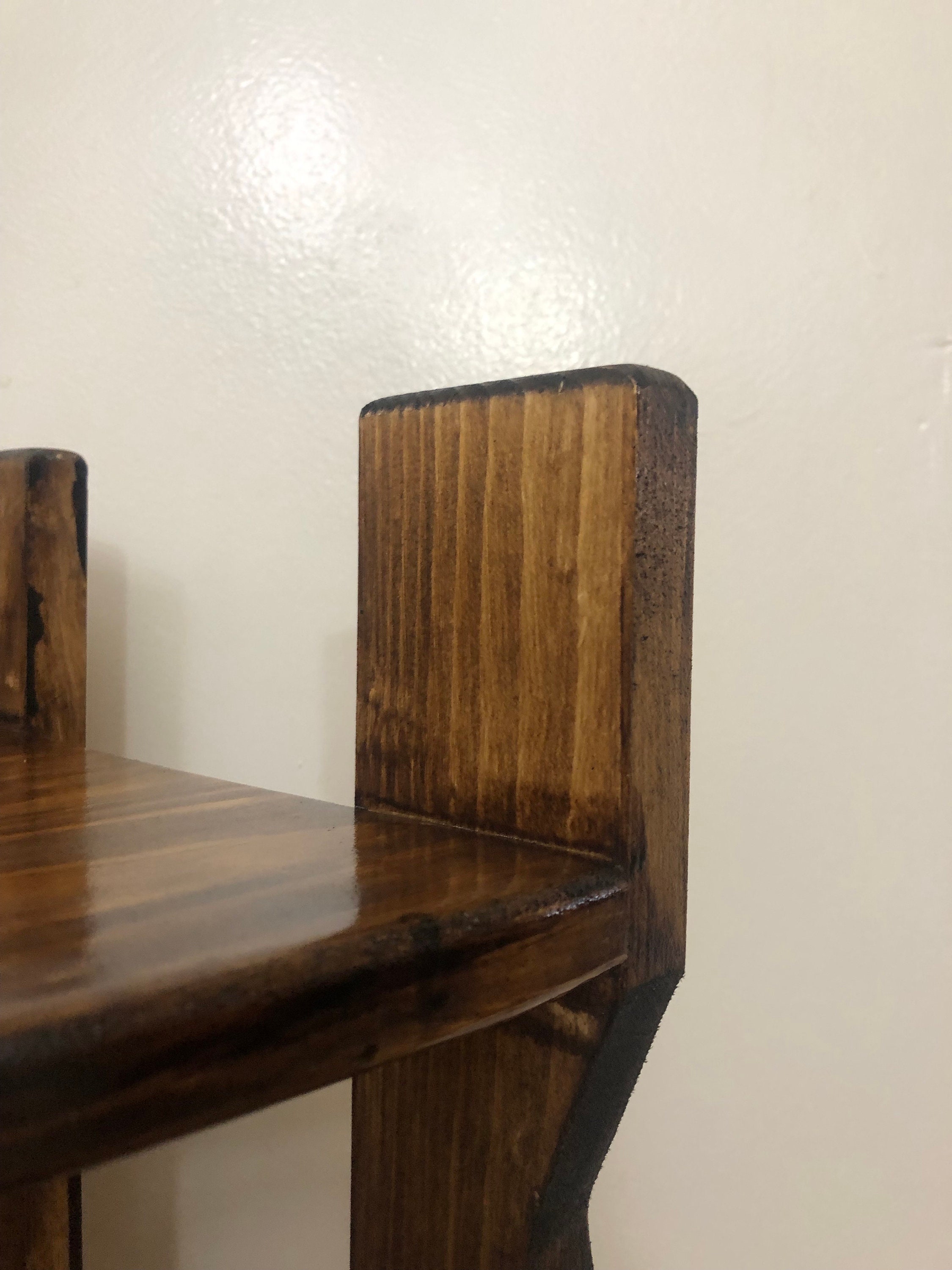 Small Corner Table With Rounded Sides - Etsy