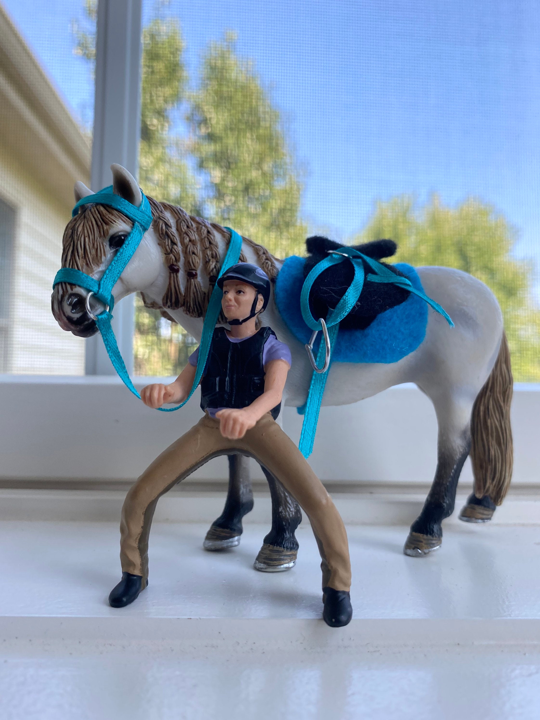 Dolls & Miniatures Miniatures Schleich saddle set commissions! etna.com.pe