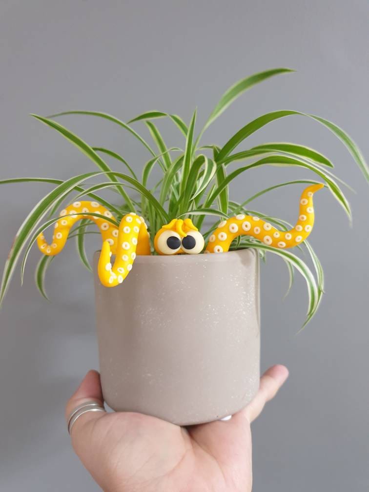 Octopus Plant Pot Decoration.pot Accessory.plant Pet.glow in - Etsy Canada
