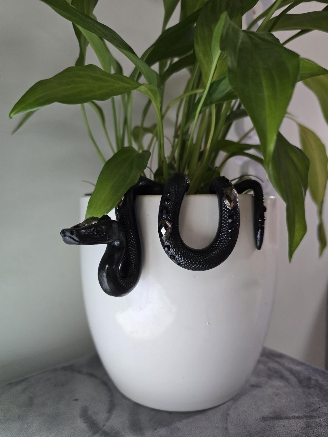 Charming Polymer Clay Snakes | Unique Plant Pot Decor | Handmade Home ...