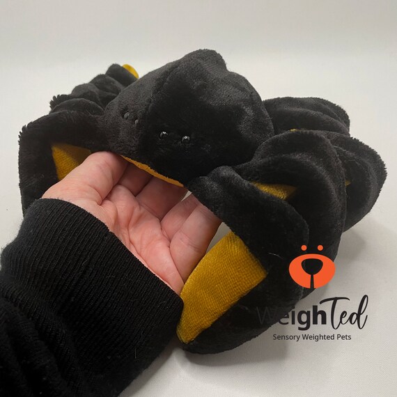 2.5kg Weighted Spider 'silky' Black and Yellow - Etsy