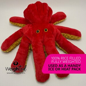 PDF SEWING PATTERN 1.5kg Weigh-ted Octopus Pepper Sew Your Own Calming ...