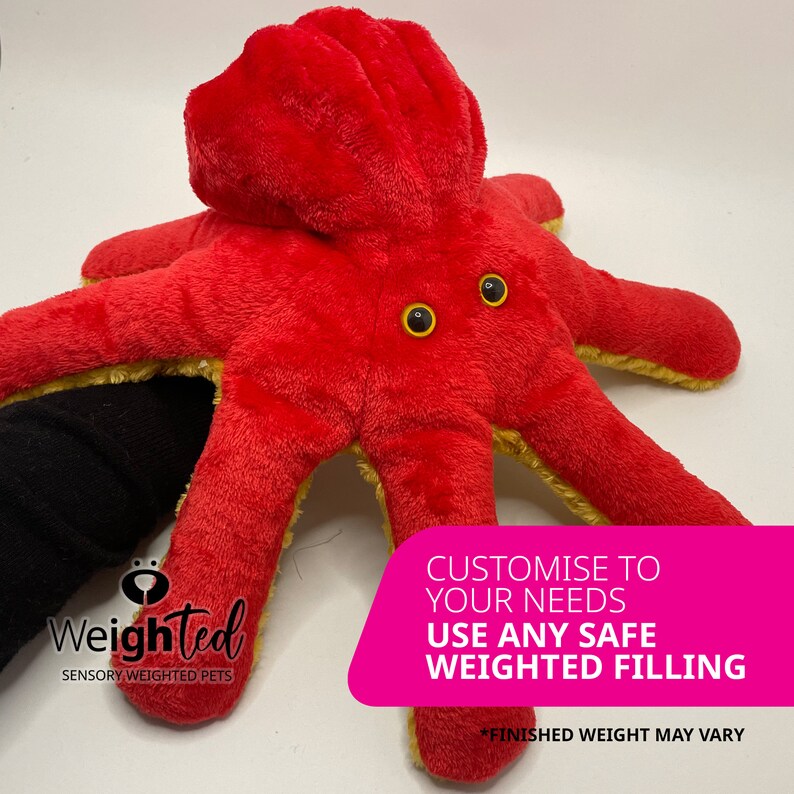 PDF SEWING PATTERN 1.5kg Weigh-ted Octopus Pepper Sew - Etsy