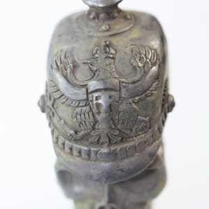 WW1 German Soldier Military Skull Skeleton Brass Match Safe Case Vesta ...