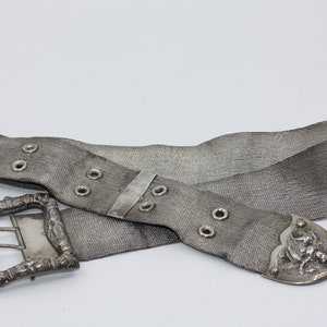 ASIAN RARE HINDU Goddess Vintage Silver Mesh Belt - Etsy