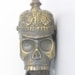 WW1 German Soldier Military Skull Skeleton Brass Match Safe Case Vesta ...