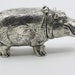 Hippopotamus Animal Silver 800 Match Safe Vesta Case - Etsy
