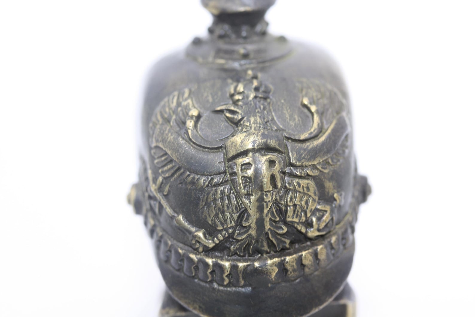 WW1 German Soldier Military Skull Skeleton Brass Match Safe Case Vesta ...
