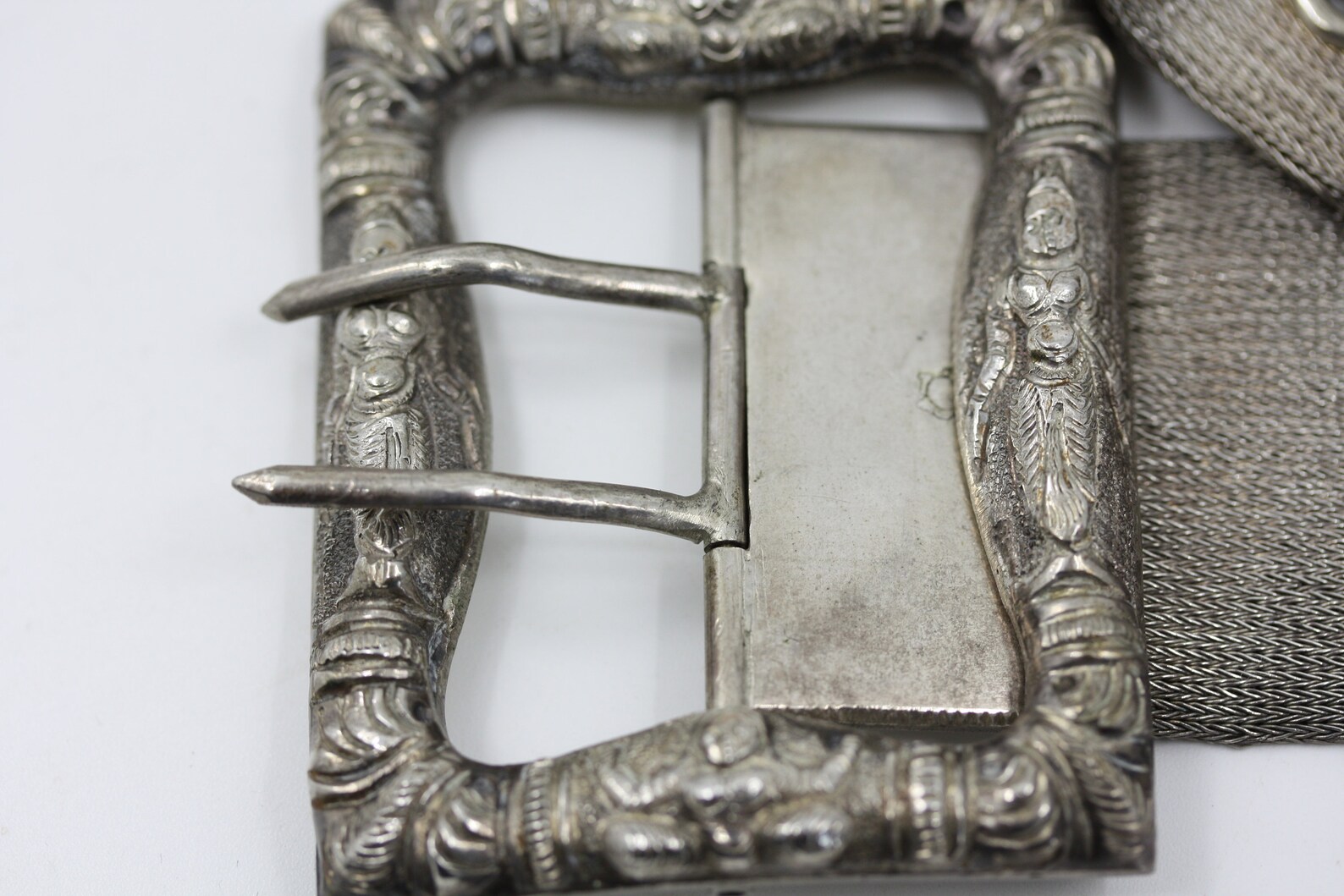 ASIAN RARE HINDU Goddess Vintage Silver Mesh Belt - Etsy