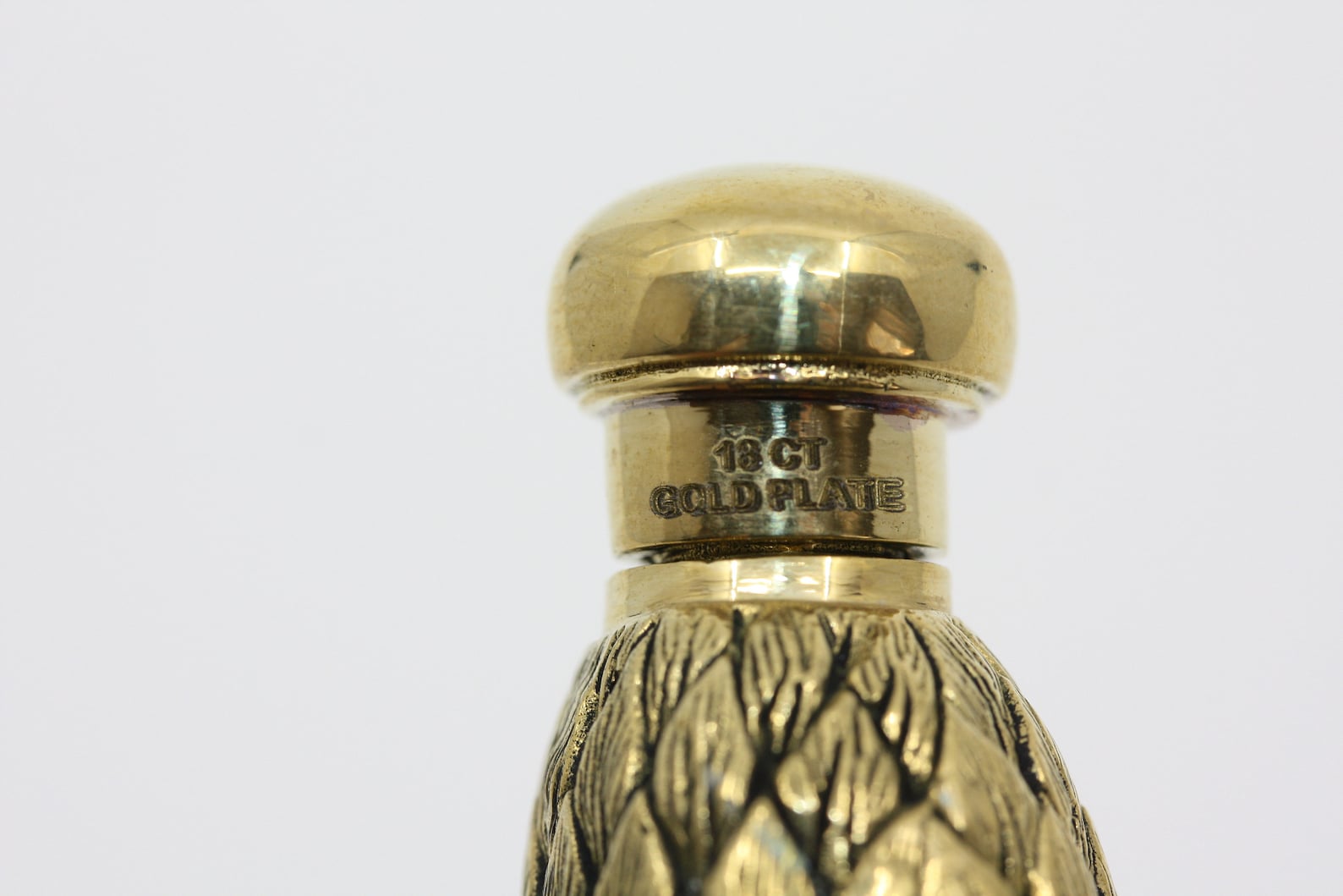 ART DECO Swan Bird Head Gold Perfume Scent Bottle - Etsy