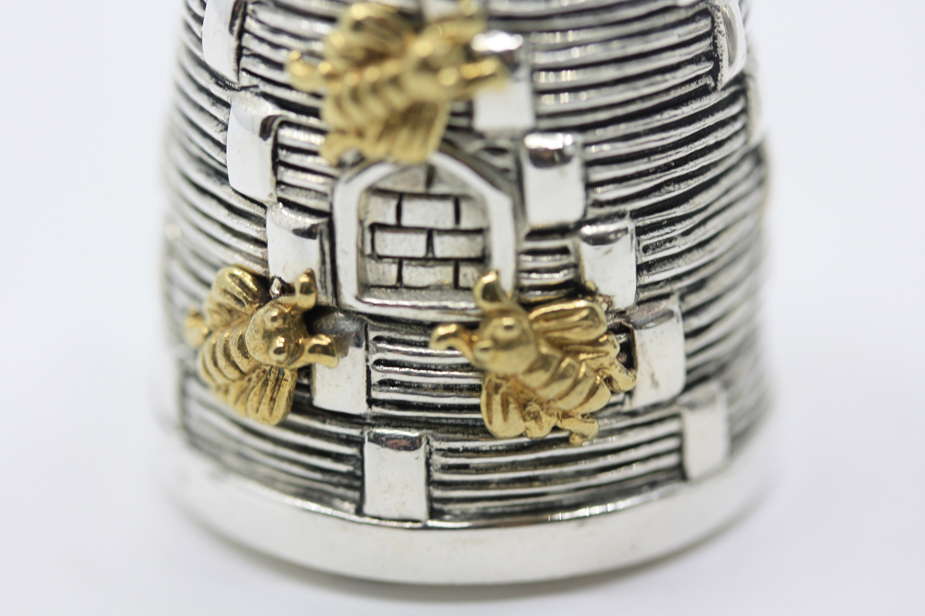 BEEHIVE CRUET SET Silver Salt & Pepper - Etsy