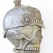 WW1 German Soldier Military Skull Skeleton Brass Match Safe Case Vesta ...