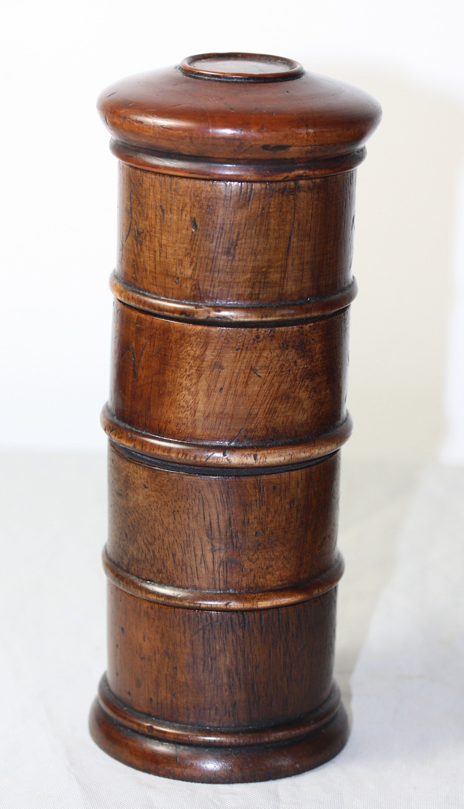 SPICE TOWER WOODEN Victorian Style 4 Twist Compartments Ginger - Etsy