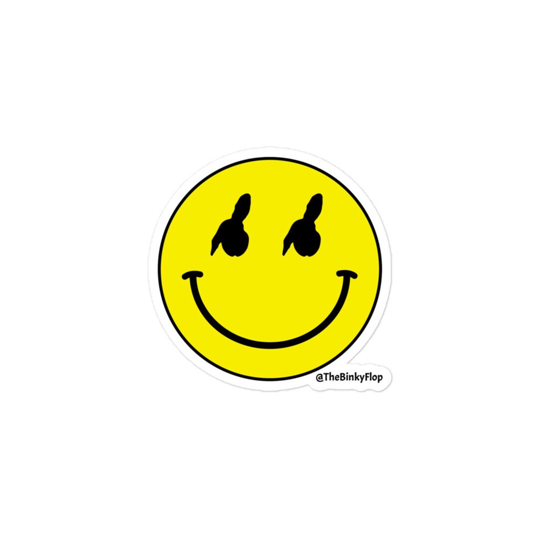 Smiley Bunny Ralph Sticker - Etsy