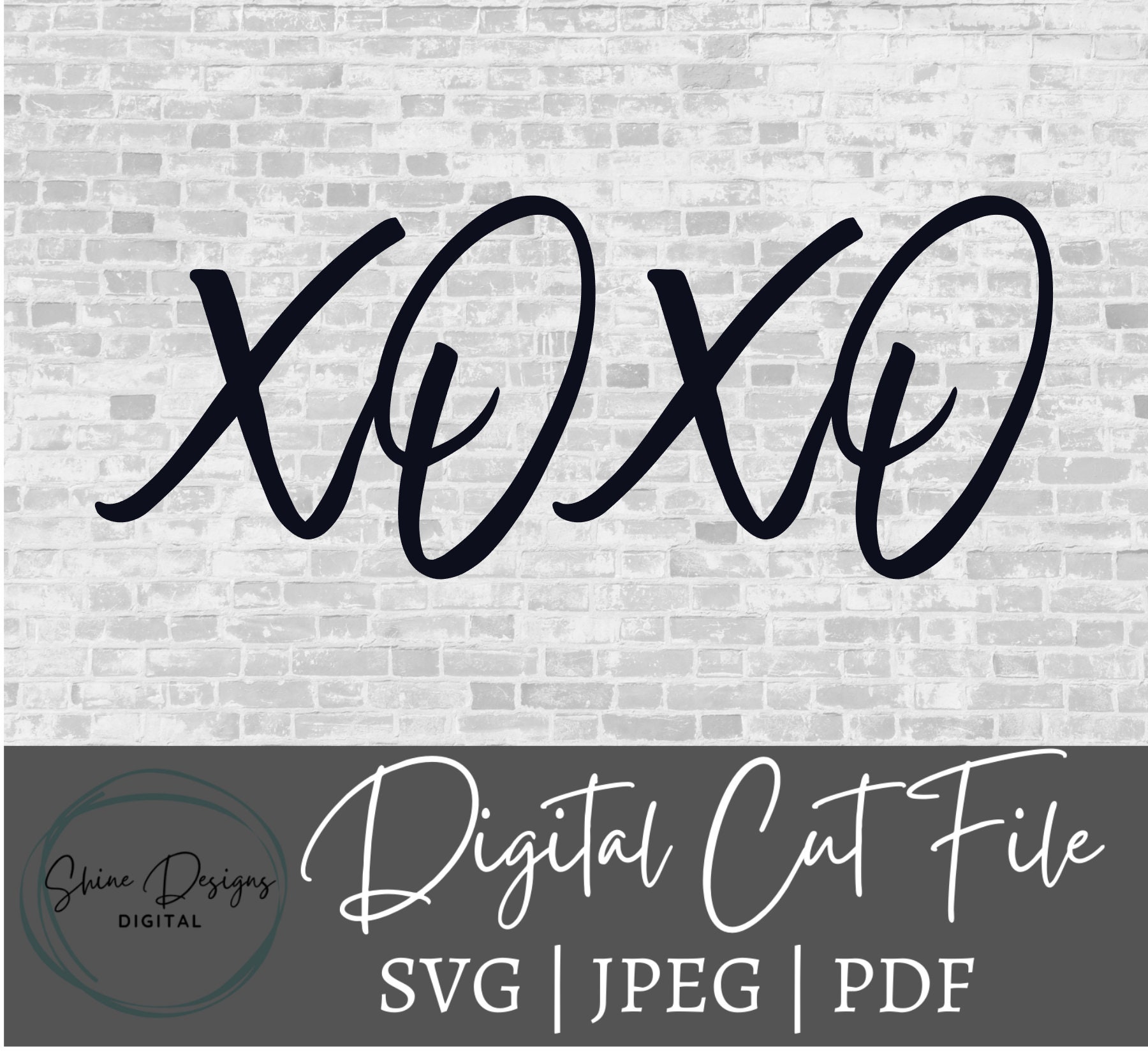 XO Svg . Valentines Day Svg . XOXO Cut File . File for Cricut . File ...