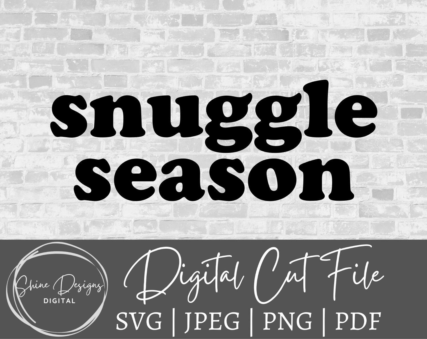 Snuggle Season SVG Winter Wishes Svg Holiday Cut File Cute - Etsy
