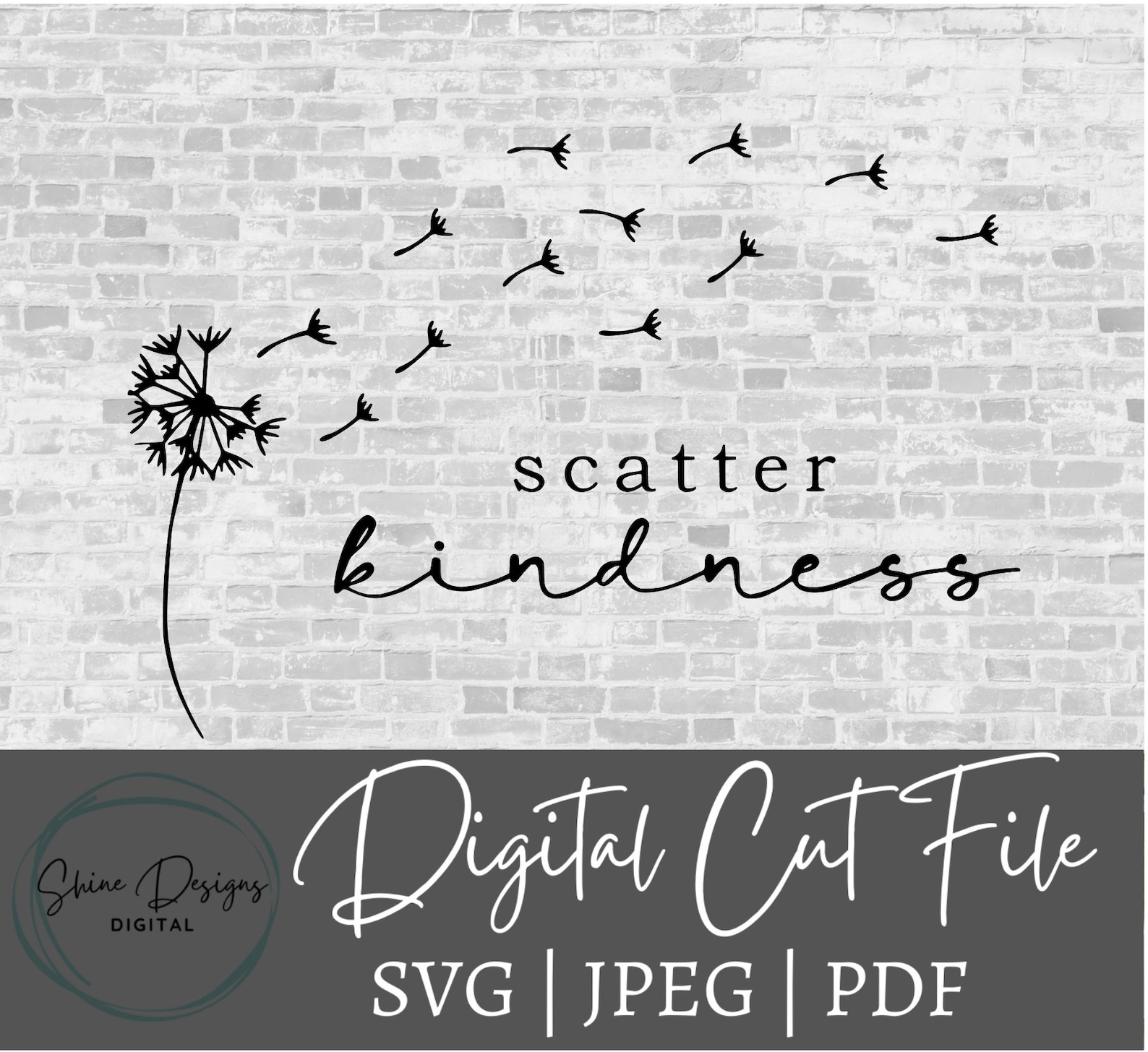 Scatter Kindness SVG . Kindness Svg . Kindness Cut File . SVG for ...