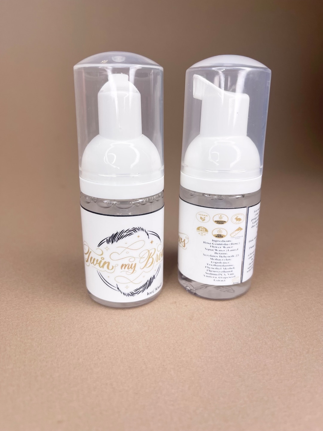 Custom Label With Lash Foam Shampoo Bottles Lash Aftercare With Prolong ...