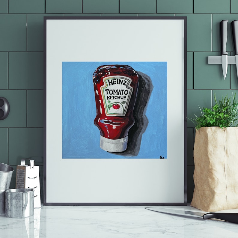 Heinz - Art Print - Printable - Digital Print - Coffee Shop Decor ...