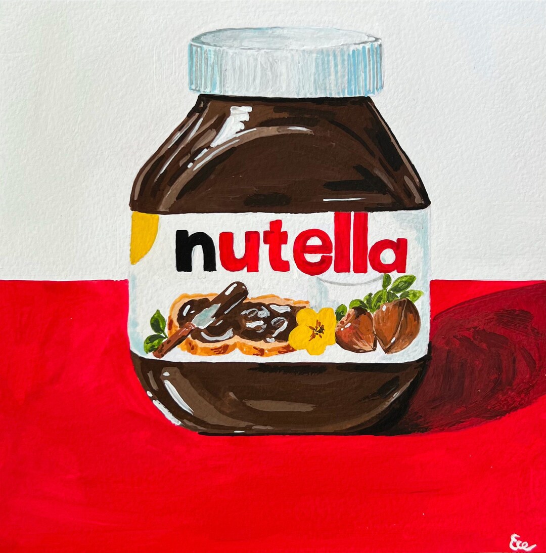 Nutella - Art Print - Digital Print - Coffee Shop Decor - Wall Art ...