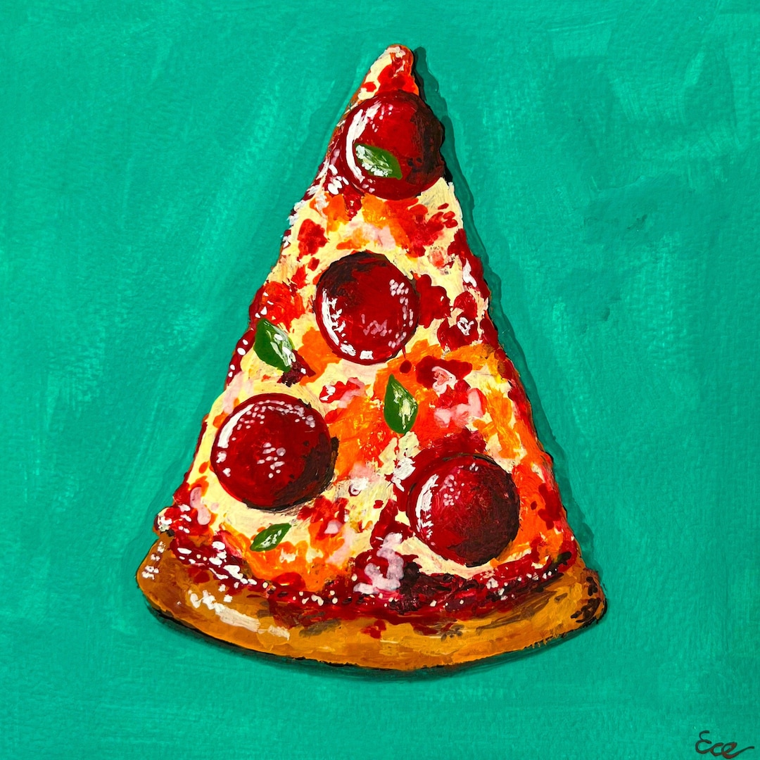 Pizza - Art Print - Printable - Digital Print - Coffee Shop Decor ...