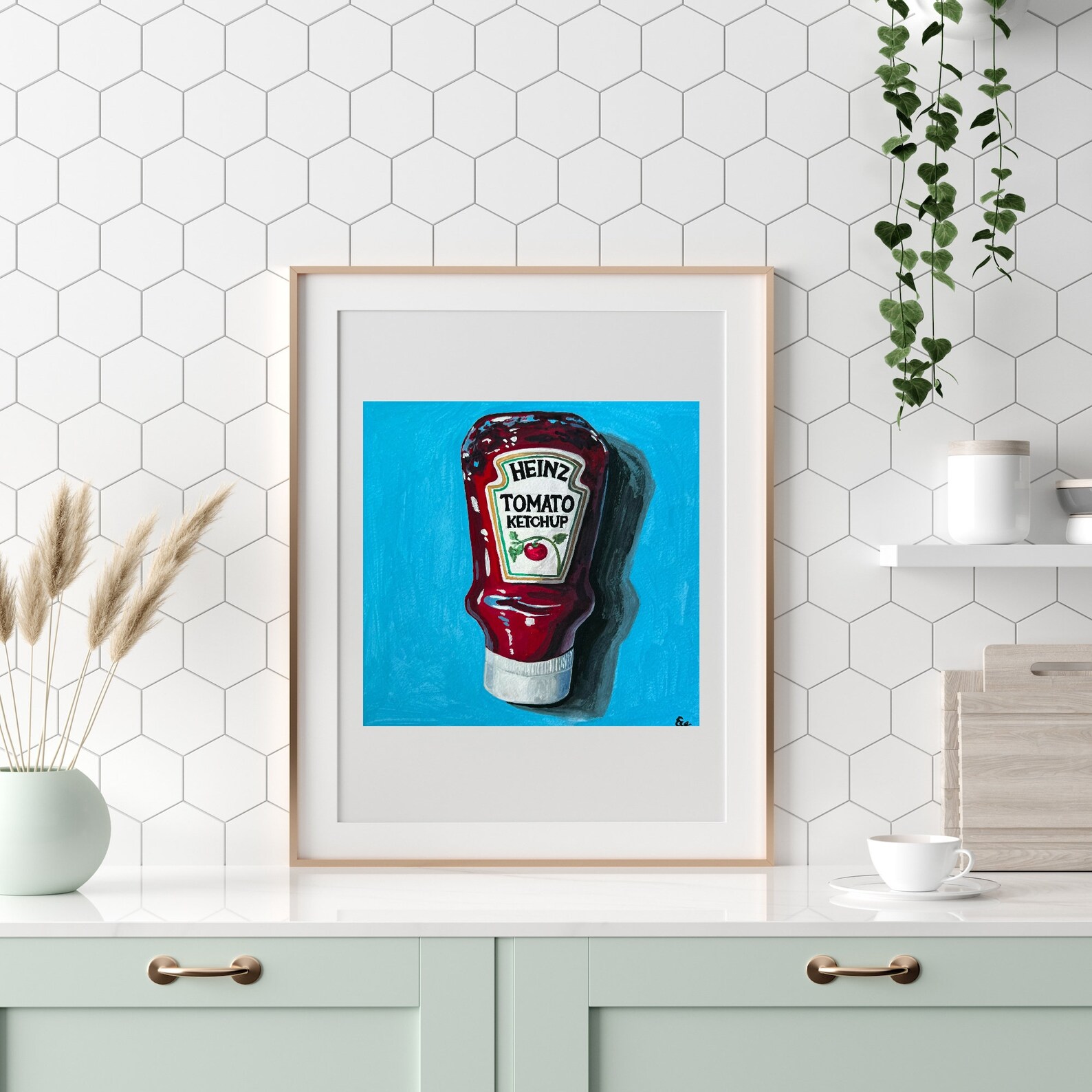 Heinz - Art Print - Printable - Digital Print - Coffee Shop Decor ...