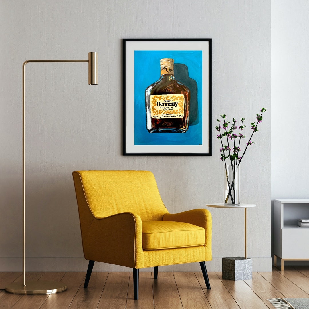 Hennessy - Art Print - Digital Print - Coffee Shop Decor - Wall Art ...