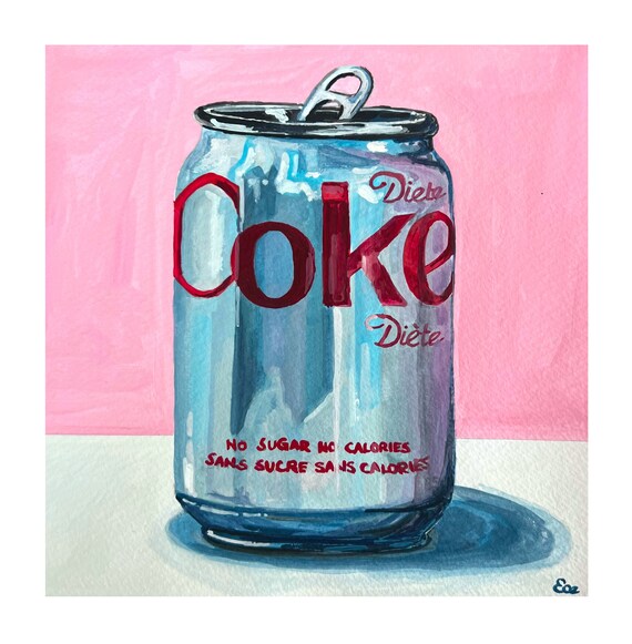 Coke Art Print Digital Print Coffee Shop Decor Wall - Etsy