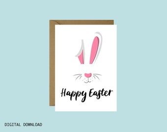 Happy easter card | Etsy
